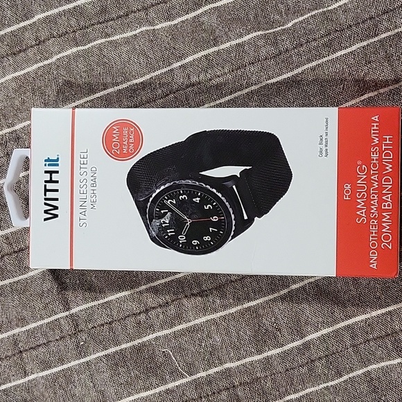 WITHit | Wearables | Stainless Steel Mesh Watch Band | Poshmark